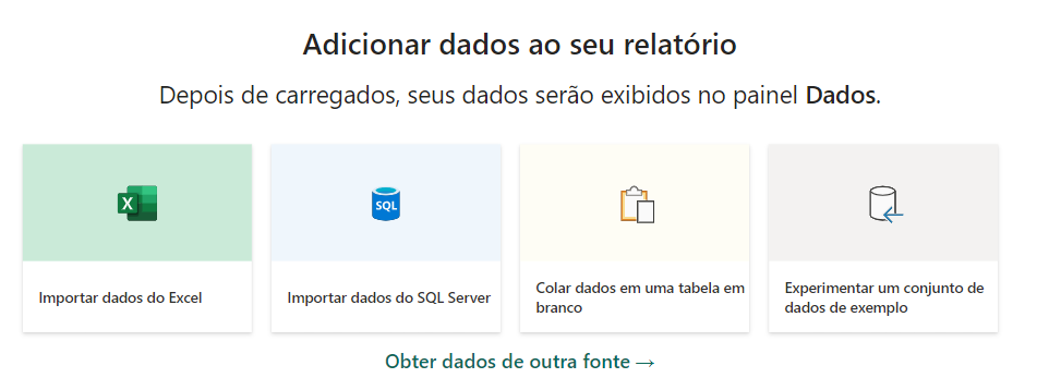POWER BI - Importação de dados